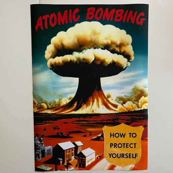 MyEpicDeals | Art | 95s Atomic Bomb Poster Vintage Style Nuclear Blast ...